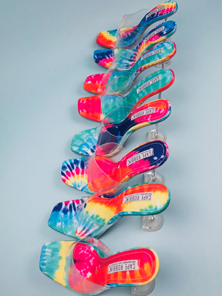 Kylie mule|Tye-dye – Jade Los Angeles