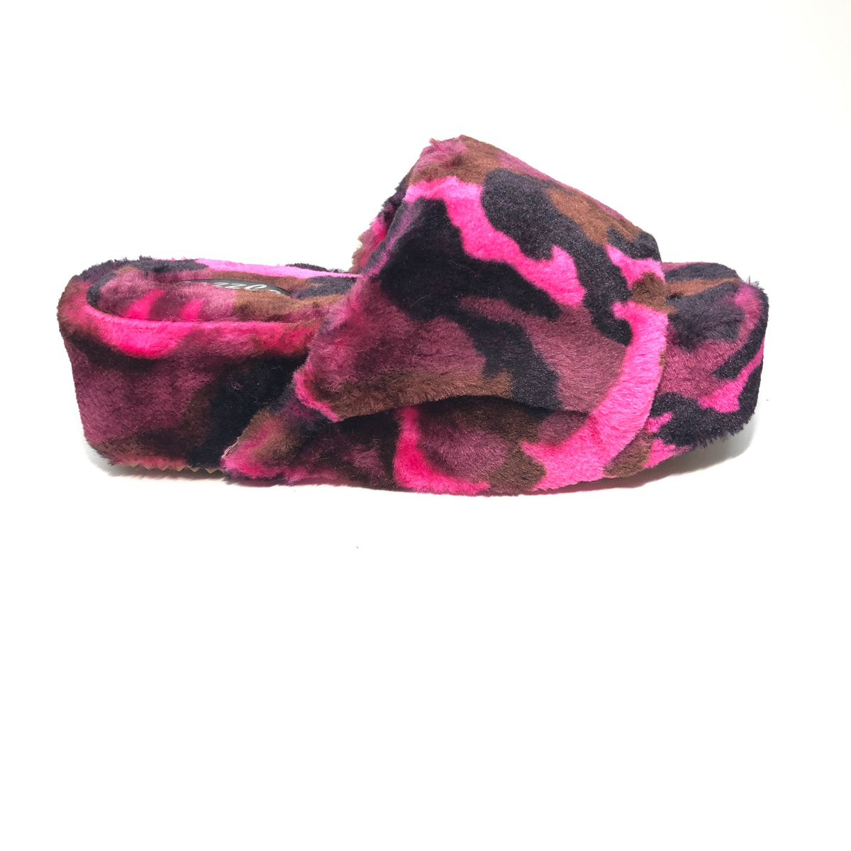 Camo platform slippers – Jade Los Angeles
